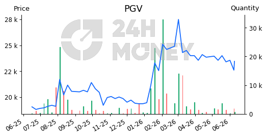 PGV: Bảng báo cáo tài chính chi tiết - tải báo cáo tài chính | 24HMoney