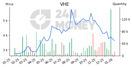 VHE: CTCP Dược liệu và Thực phẩm Việt Nam | Tổng quan | 24HMoney